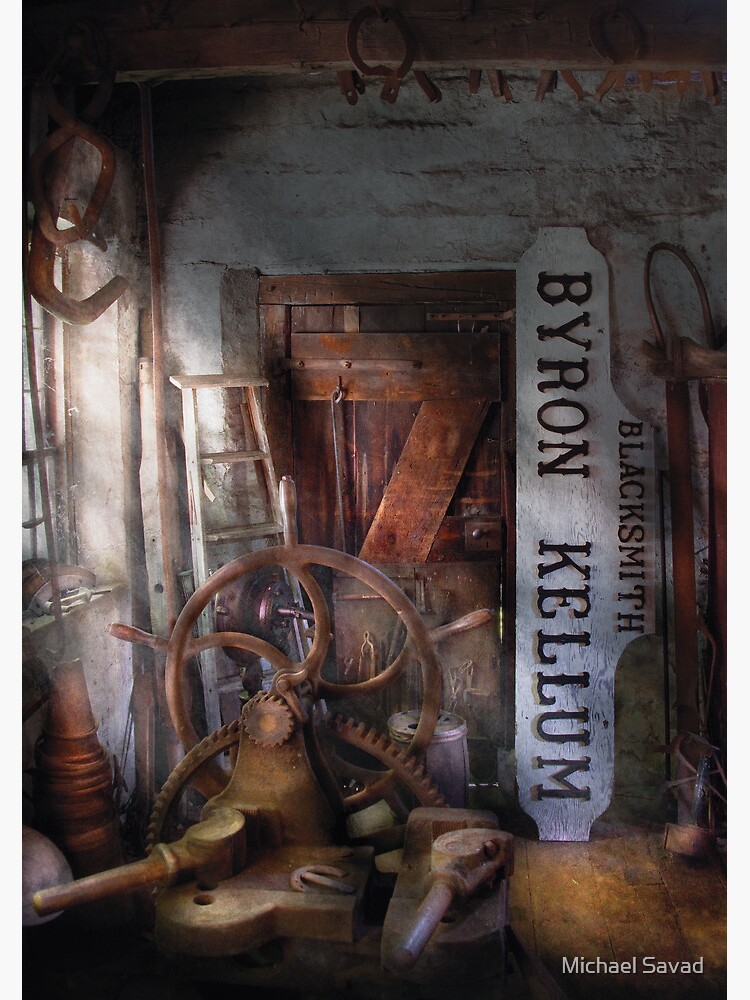 "Black Smith - Byron Kellum Blacksmith" Poster for Sale by mikesavad ...