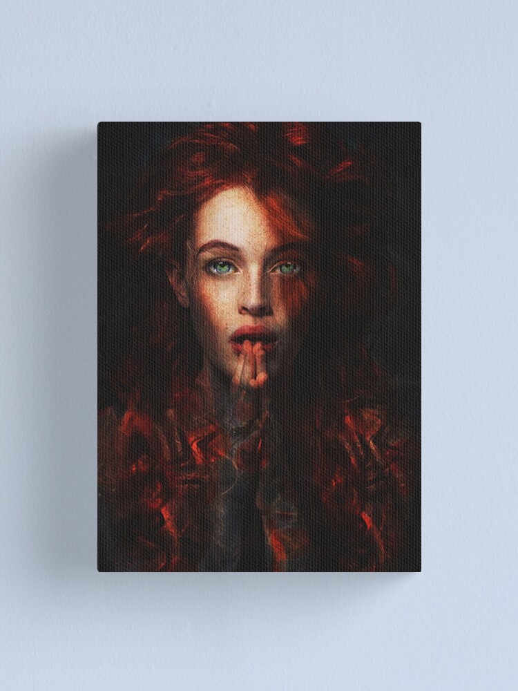 "Hello, Red" Canvas Print for Sale by timelessfancy | Redbubble