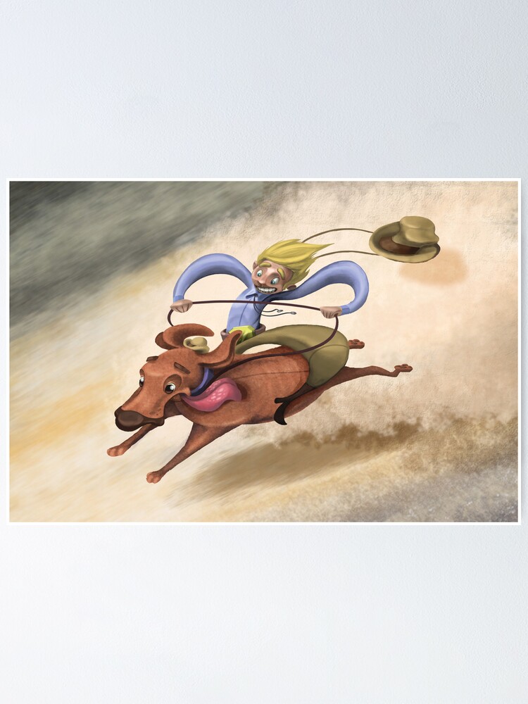 "Boy and his dog" Poster by tommybradnam | Redbubble