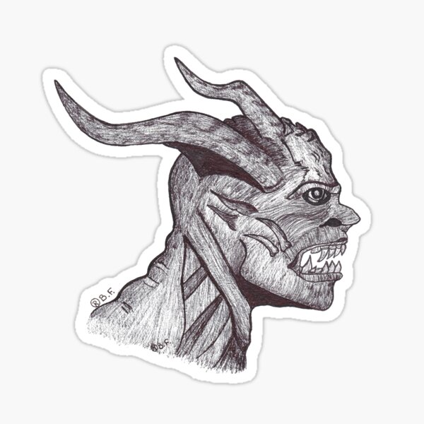 "Cruel" Sticker for Sale by BeritValk | Redbubble