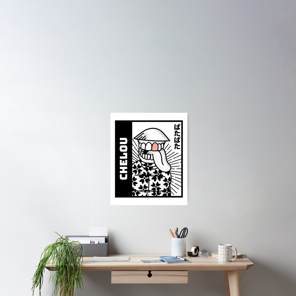 Poster « Chelou », par DGTY | Redbubble