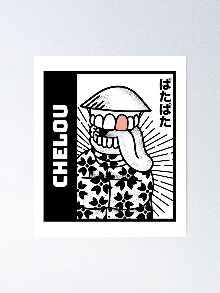 Poster « Chelou », par DGTY | Redbubble
