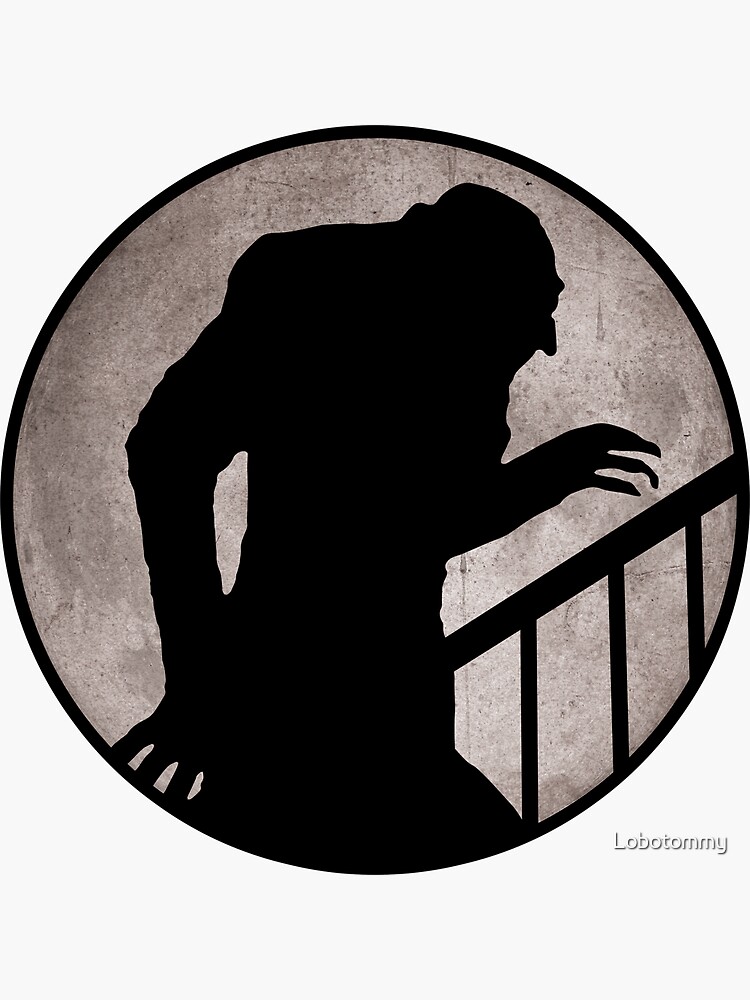 "Sneaking Orlok" Sticker by Lobotommy | Redbubble