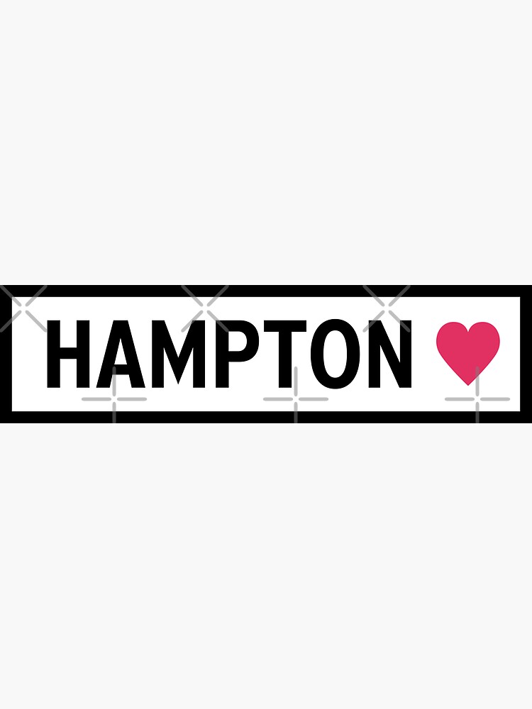 "Hampton" Sticker for Sale by homelove | Redbubble
