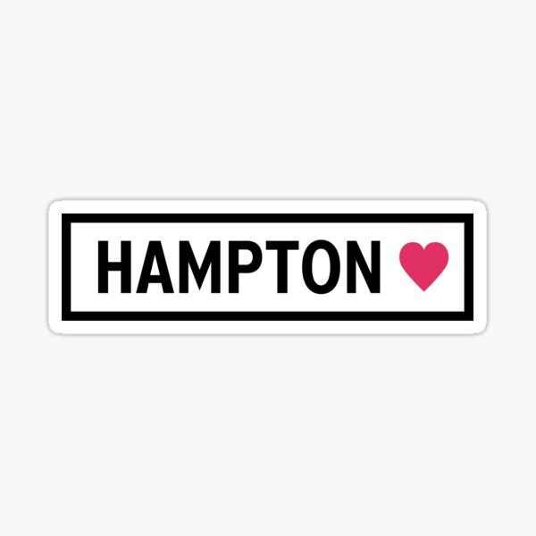 "Hampton" Sticker for Sale by homelove | Redbubble