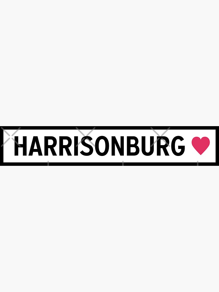 "Harrisonburg" Sticker for Sale by homelove | Redbubble