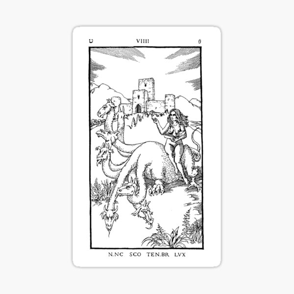 "That Will Unlock the Ninth Gate" Sticker for Sale by WiltWilde | Redbubble