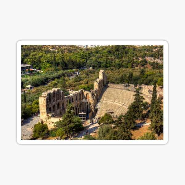 "Odeon of Herodes Atticus" Sticker by tomg | Redbubble