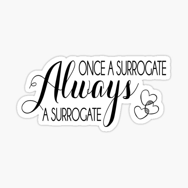 "Surrogate Mom IVF" Sticker for Sale by PopArtDesigns | Redbubble