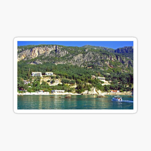 "Corfu Shore" Sticker by tomg | Redbubble