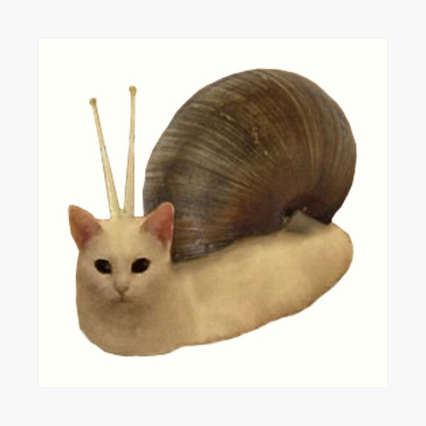 Snail Meme Art Prints | Redbubble