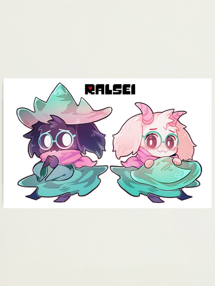 "Ralsei - Delta Rune" Photographic Print by Fzst | Redbubble