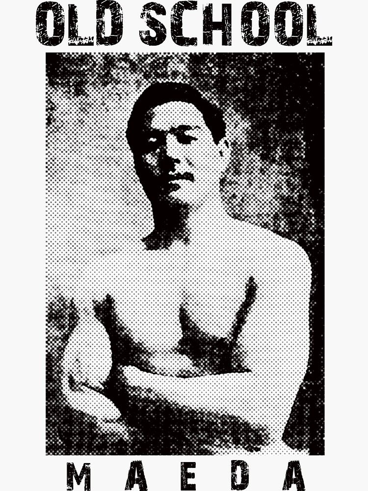 "Count Koma Mitsuyo Maeda Old Shcool" Sticker for Sale by ArtCurry ...