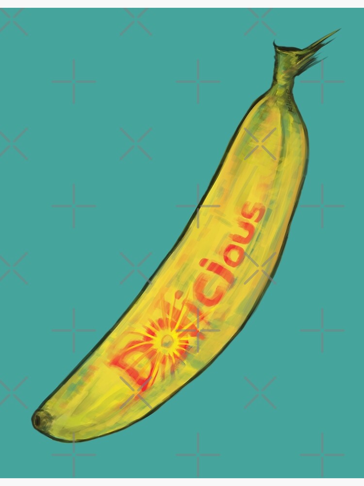 "Dolicious Banana Art" Poster for Sale by kikoeart | Redbubble