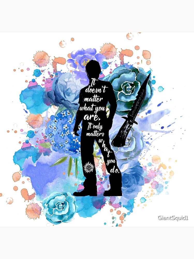 "Supernatural Sam Winchester Quote" Photographic Print by GiantSquid1 ...