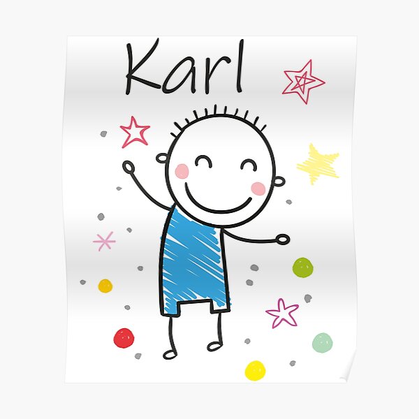 "Karl" Poster for Sale by oleo79 | Redbubble