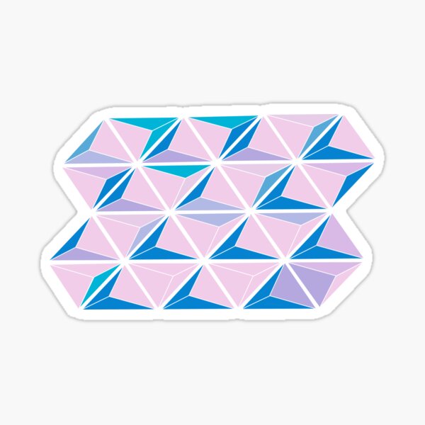"3D Triangle Design" Sticker for Sale by MrsBeecher | Redbubble