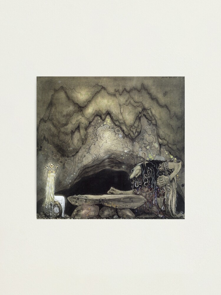"Der Junge und die Trolle oder das Abenteuer - John Bauer" Fotodruck ...