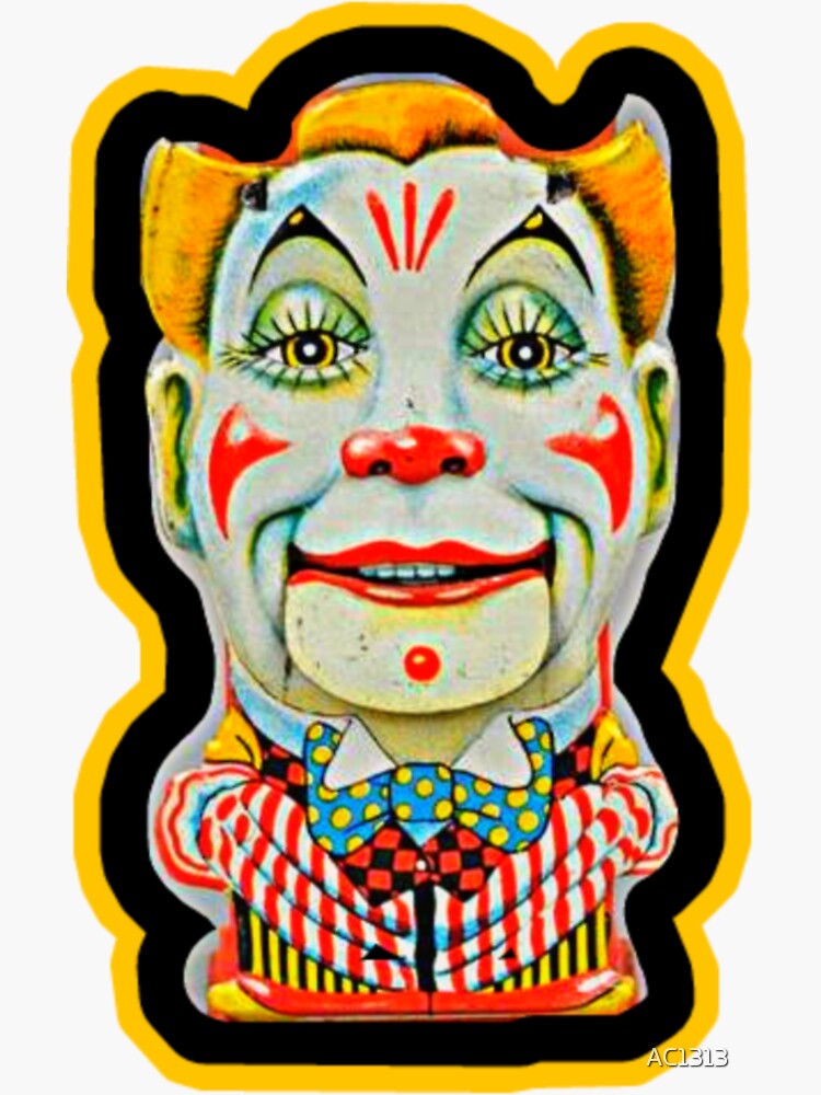"Smarmy the Clown" Sticker by AC1313 | Redbubble