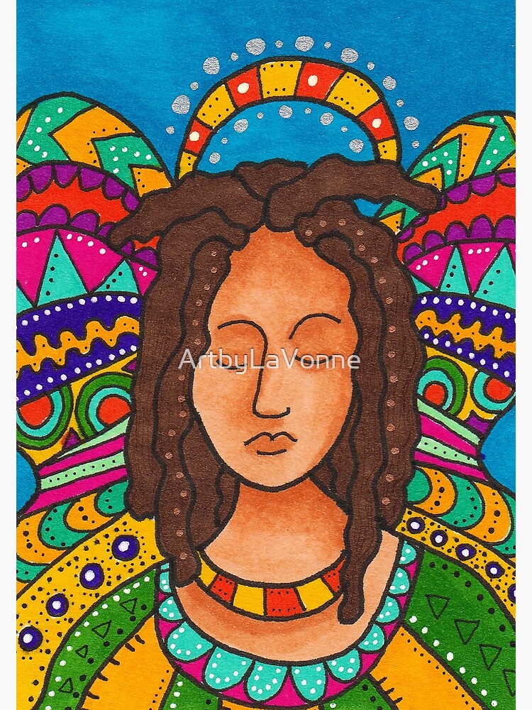 Poster « Rasta Angel », par ArtbyLaVonne | Redbubble