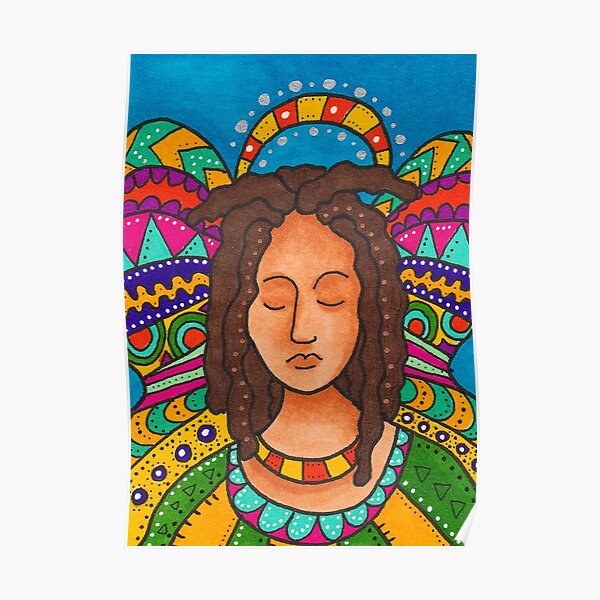 Poster « Rasta Angel », par ArtbyLaVonne | Redbubble