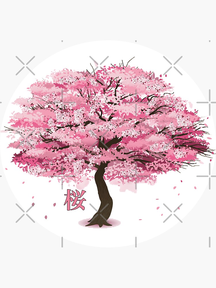 "Sakura Tree" Sticker for Sale by Woreth | Redbubble