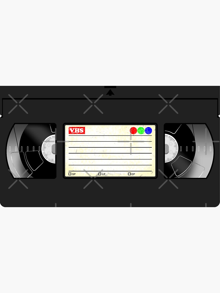"VHS Tape" Sticker for Sale by GloopTrekker | Redbubble