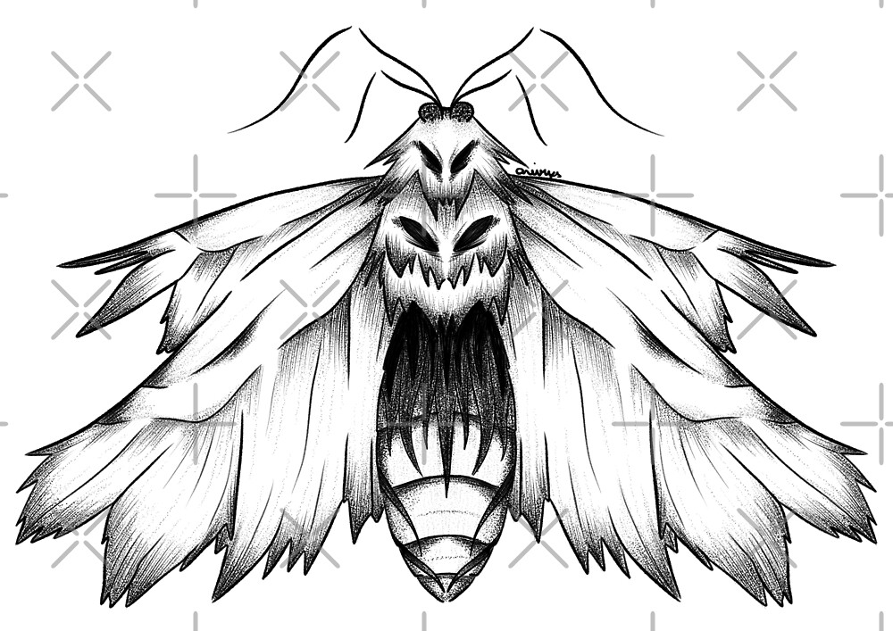 "Demonic butterfly" by LitchiArtWork | Redbubble