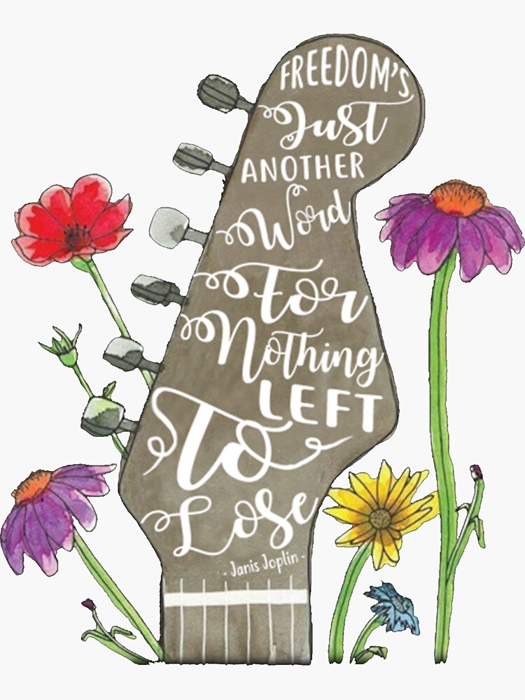 "Freedom" Sticker for Sale by rhondajenningst | Redbubble