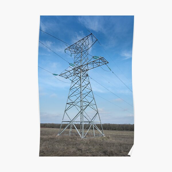 "Powerline" Poster for Sale by NBazilenco | Redbubble