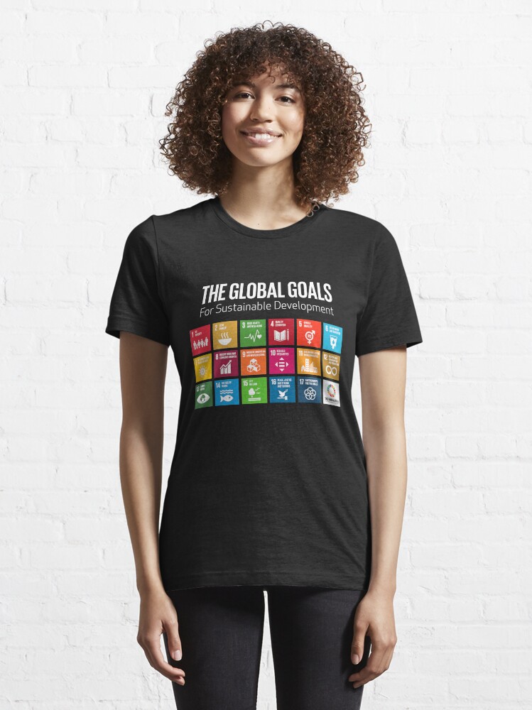 "The Global Goals 17 Global Goals Icons Grid" Essential T-Shirt for ...
