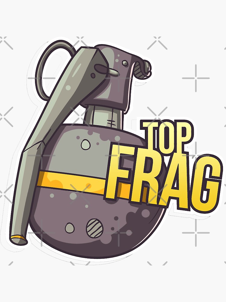 "Top Frag Sticker" Sticker for Sale by S00K | Redbubble
