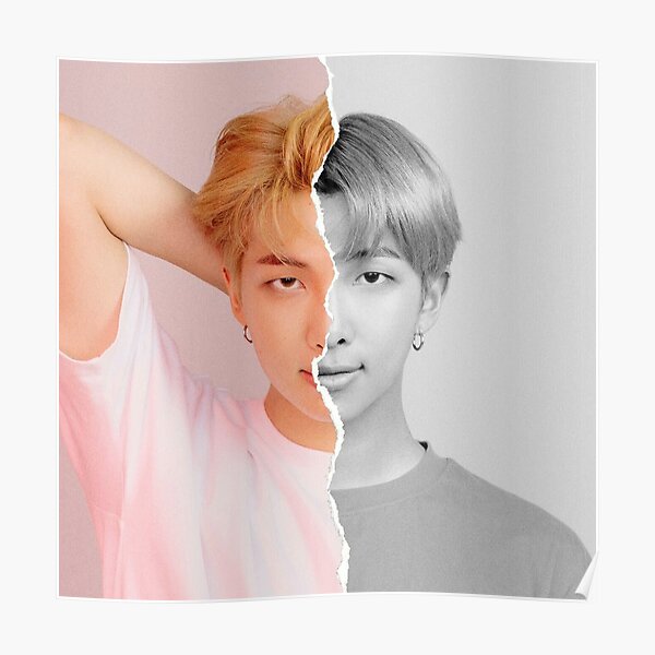 "BTS rap-monster" Poster by kpoplovers | Redbubble