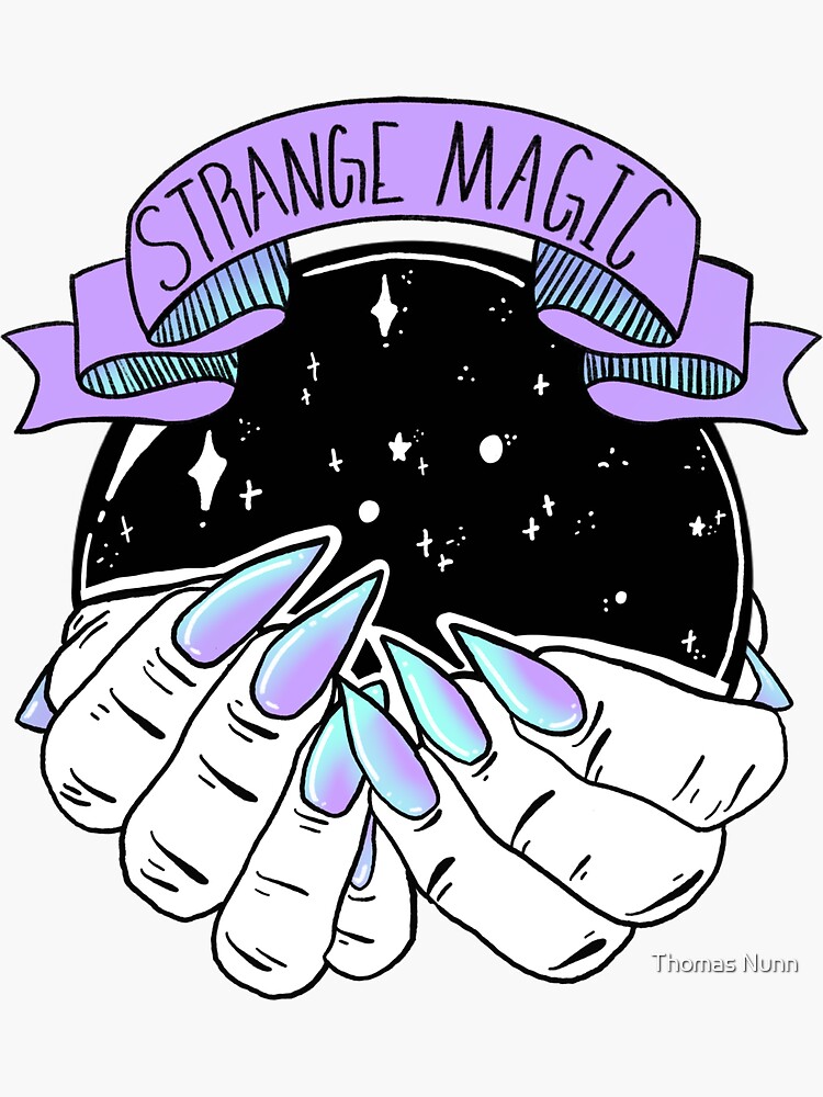 "Strange Magic " Sticker by nunnotherthan | Redbubble
