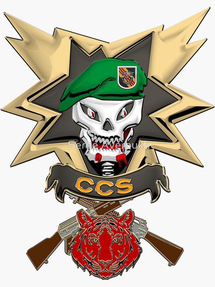 "Command and Control South - MACV-SOG CCS Patch over White Leather ...