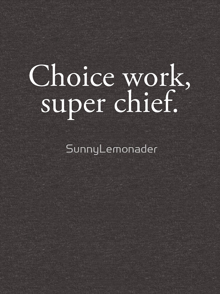 "Super Chief" T-shirt for Sale by SunnyLemonader | Redbubble ...