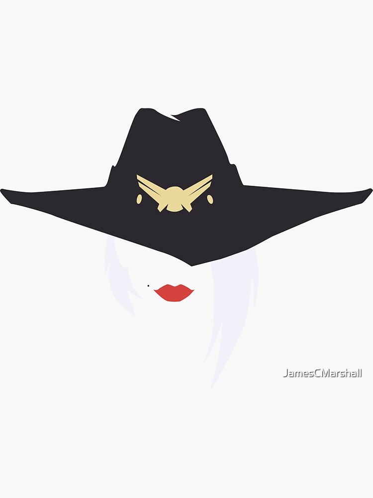 "Ashe" Sticker for Sale by JamesCMarshall | Redbubble
