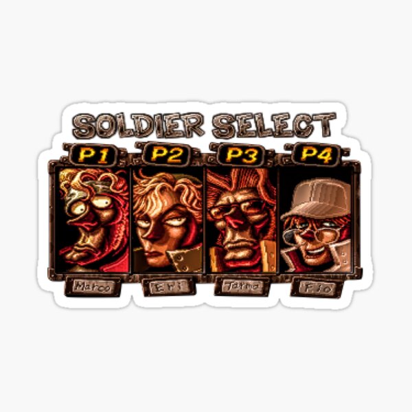 Metal Slug Stickers | Redbubble