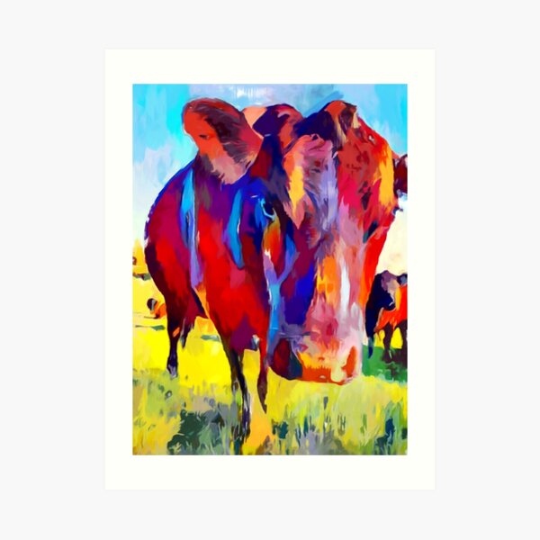 Red Angus Art Prints | Redbubble