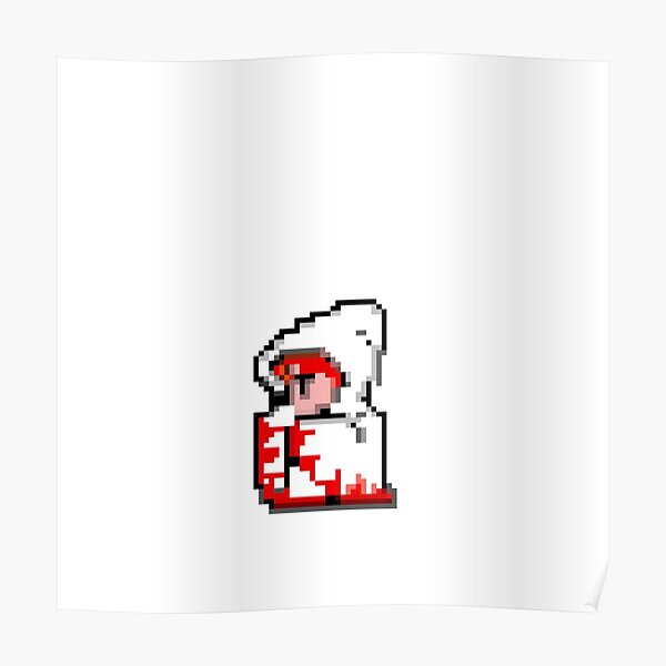"8-Bit Priest - Healer" Poster by ScapegoatPrints | Redbubble