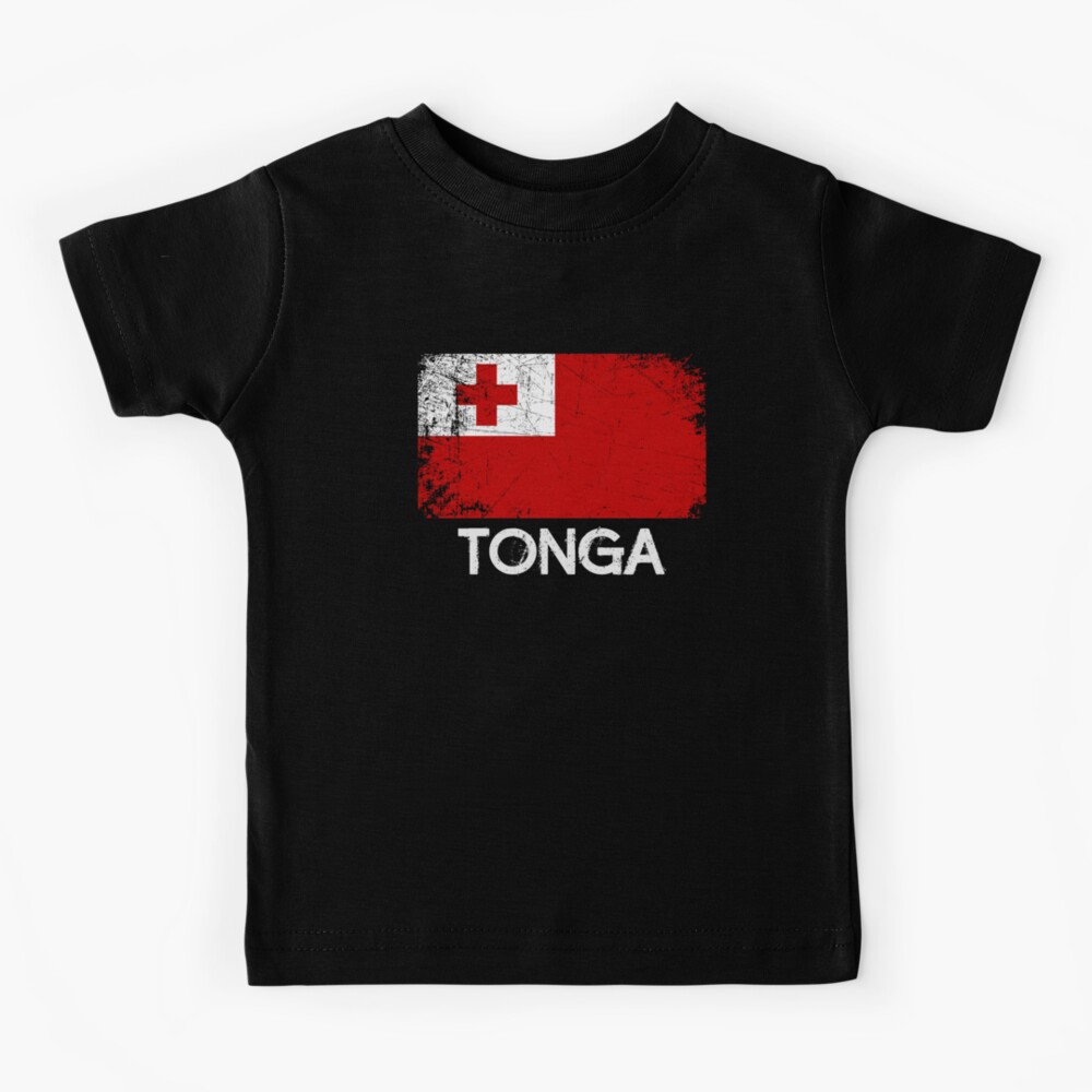 "Tongan Flag Design | Vintage Made In Tonga Gift" Kids T-Shirt for Sale ...