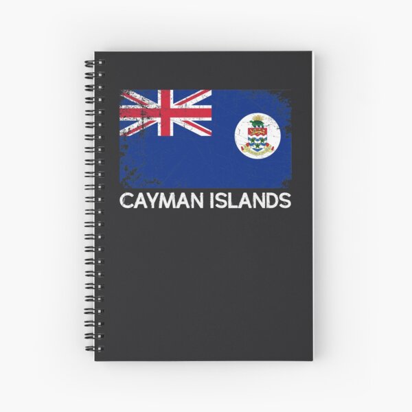 "Caymanian Flag Design | Vintage Made In Cayman Islands Gift" Spiral ...