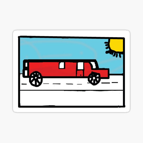 "Sunny Drive" Sticker for Sale by BHSGraphics | Redbubble