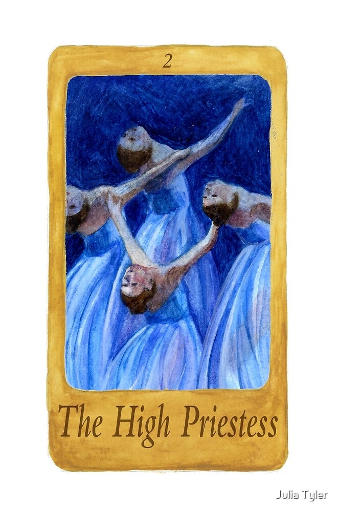 "Ballet Tarot Cards: The High Priestess" by Julia Tyler | Redbubble
