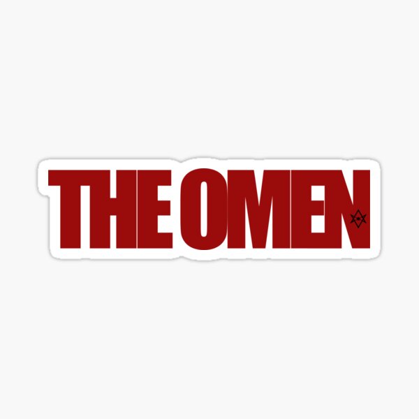 "the omen" Sticker for Sale by THELEMA | Redbubble