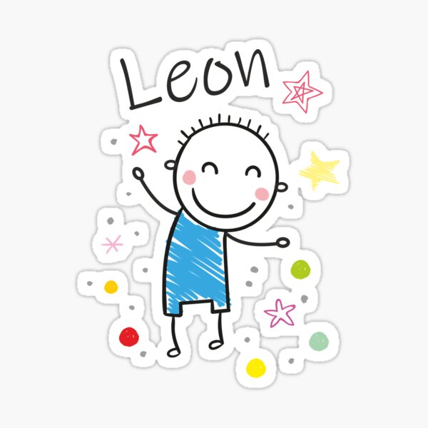 "Leon" Sticker for Sale by oleo79 | Redbubble
