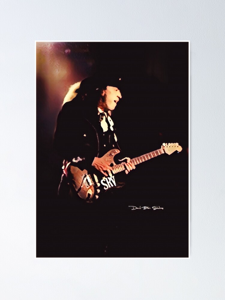 "Stevie Ray Vaughan - Graphic 3" Poster for Sale by davidbstudios ...