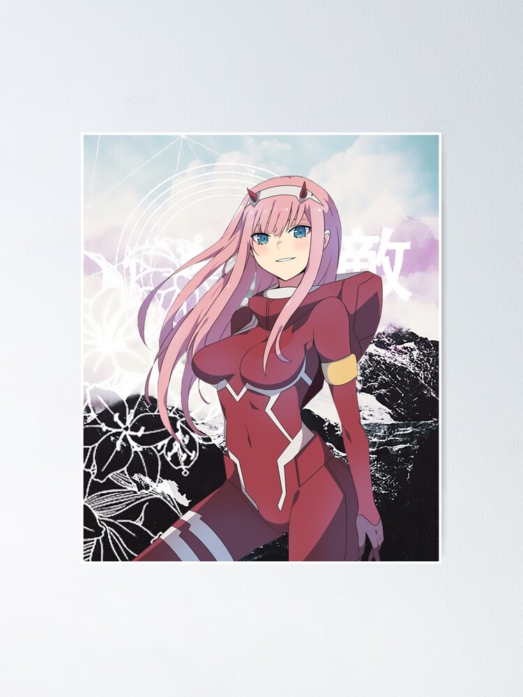 "Zero Two " Poster by taitaniaz | Redbubble