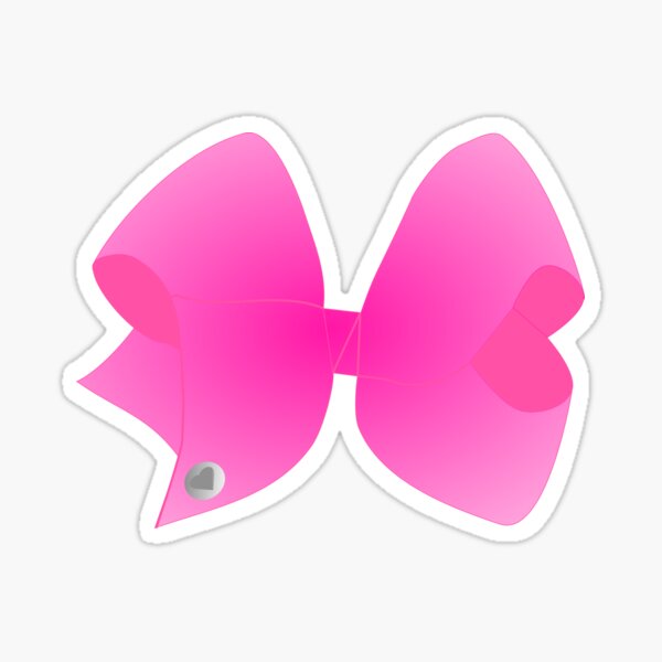"Big Cute Pink Bow " Sticker by jpjournals | Redbubble