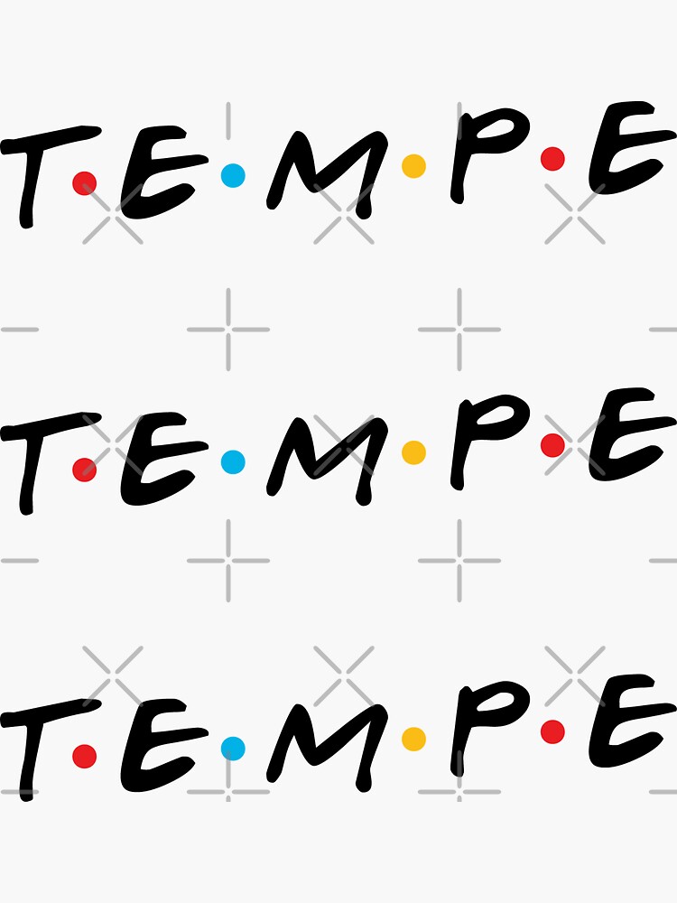 "Tempe" Sticker for Sale by haztx | Redbubble
